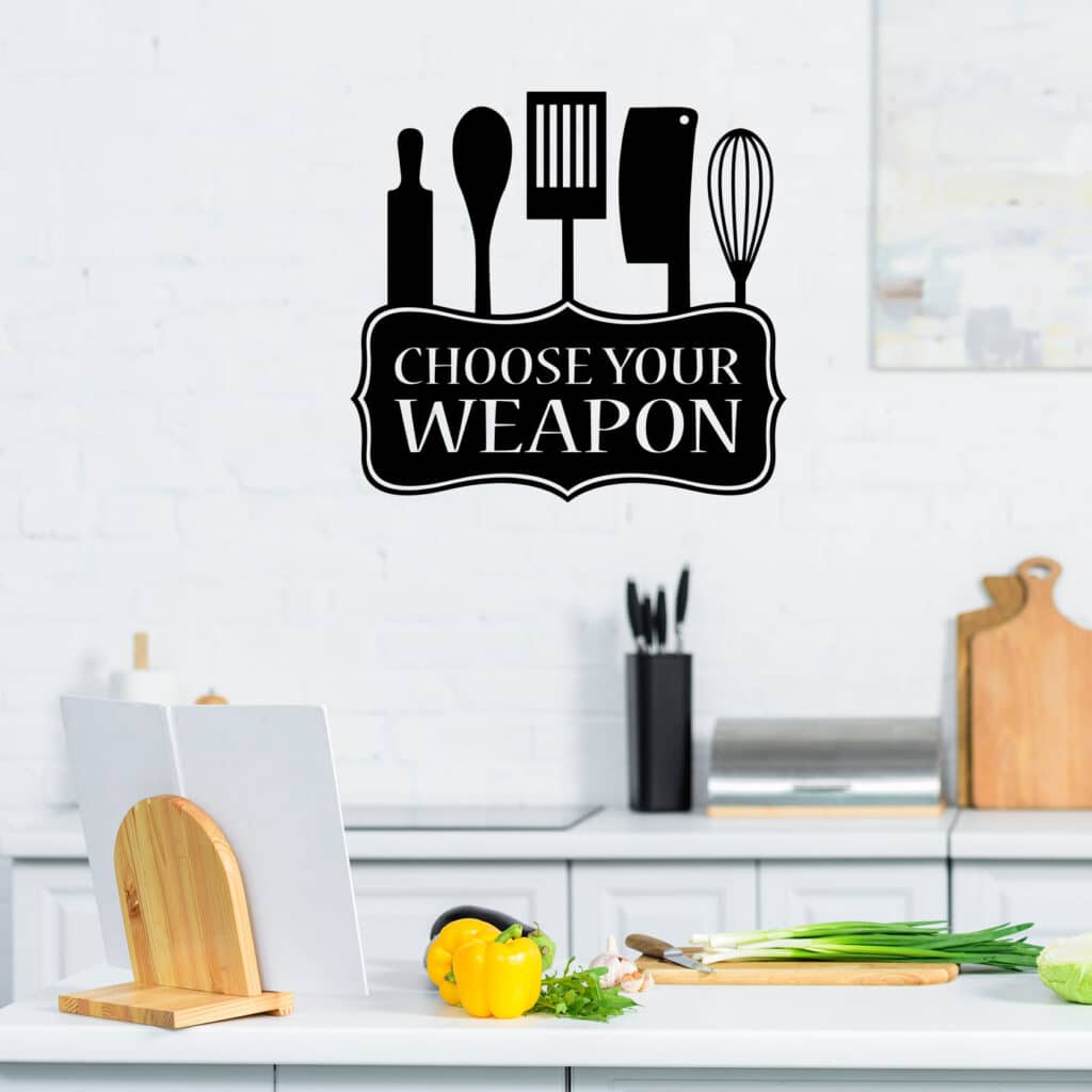 Choose Your Weapon – Decal – StickerTitans.com