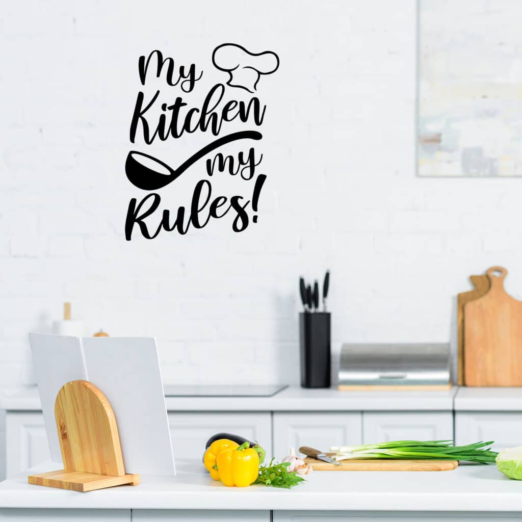 My Kitchen My Rules – Decal – StickerTitans.com