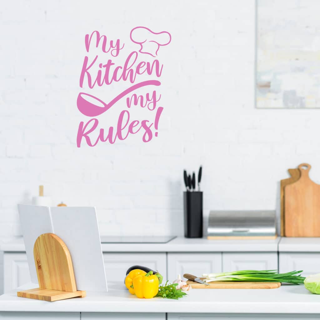 My Kitchen My Rules – Decal – StickerTitans.com