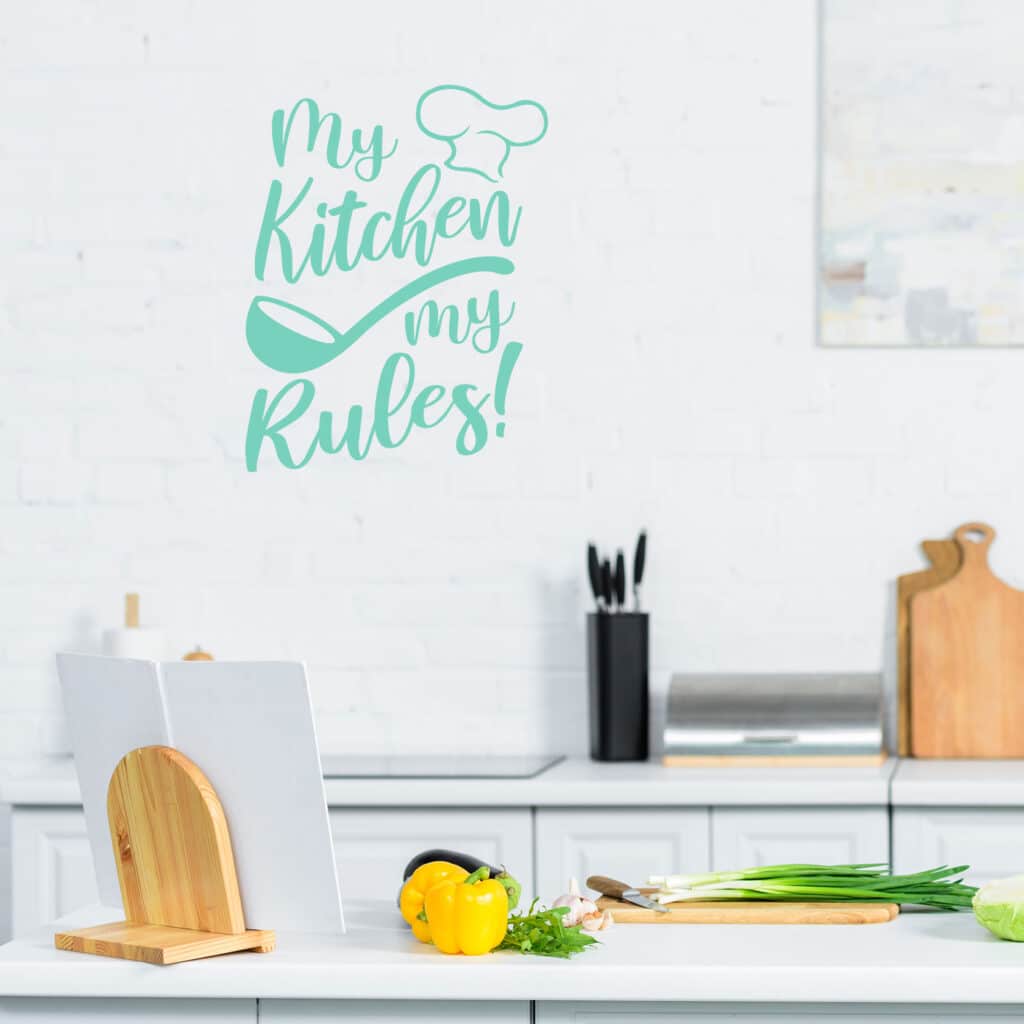 My Kitchen My Rules – Decal – StickerTitans.com