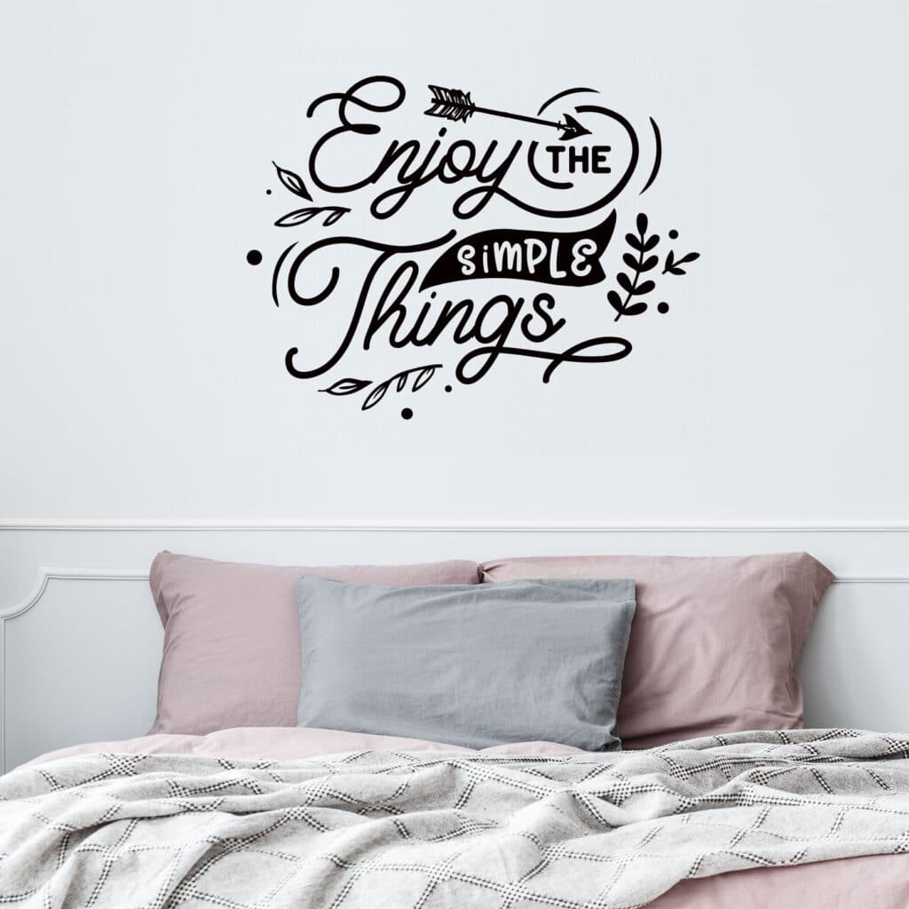 Enjoy The Simple Things – Decal – StickerTitans.com