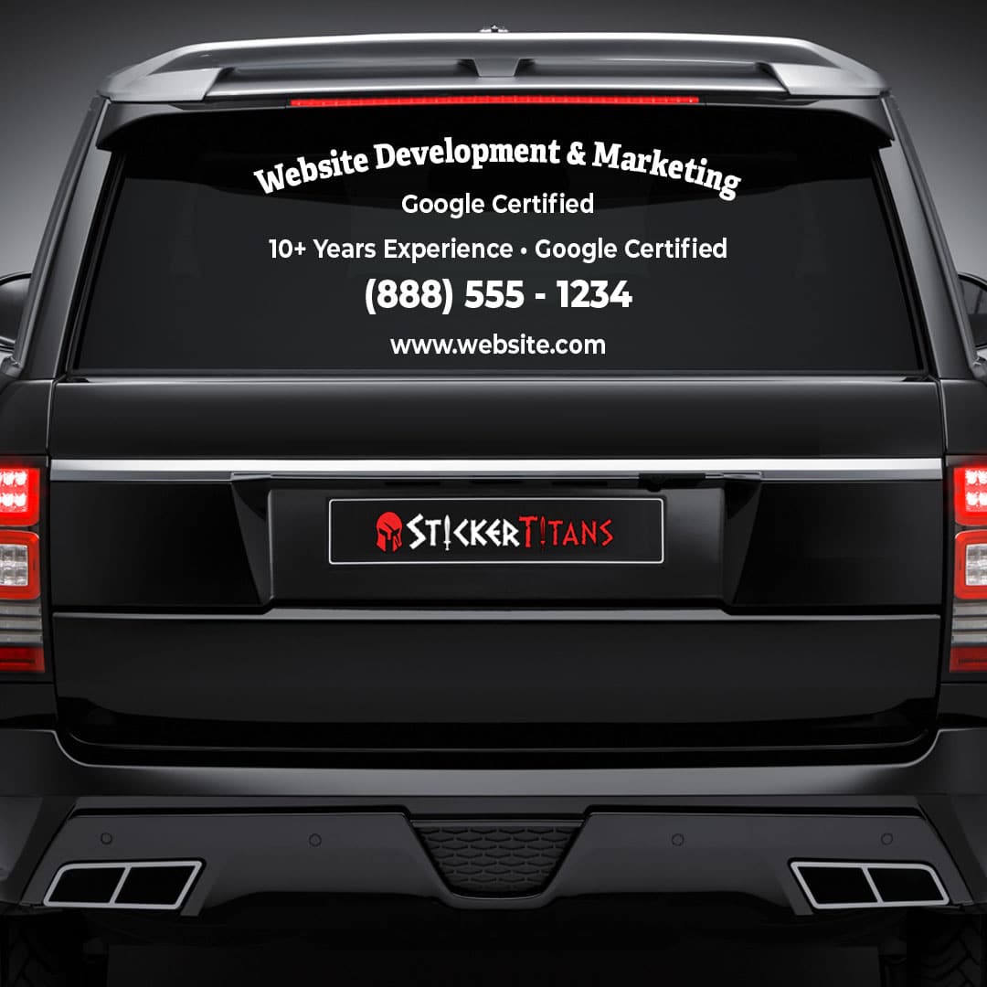 Rear Glass Decals – StickerTitans.com