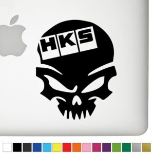 HKS Ver.1 Badass Skull Decal – StickerTitans.com