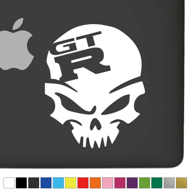 Nissan GTR Ver.1 Badass Skull Decal – StickerTitans.com
